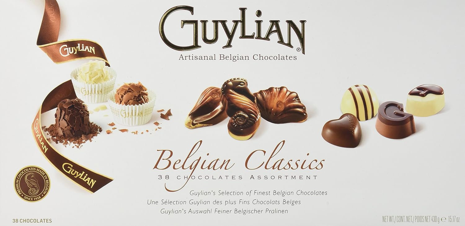 Guylian Belgian Classics Chocolate Assortment Gift Box 430g: Amazon.co ...
