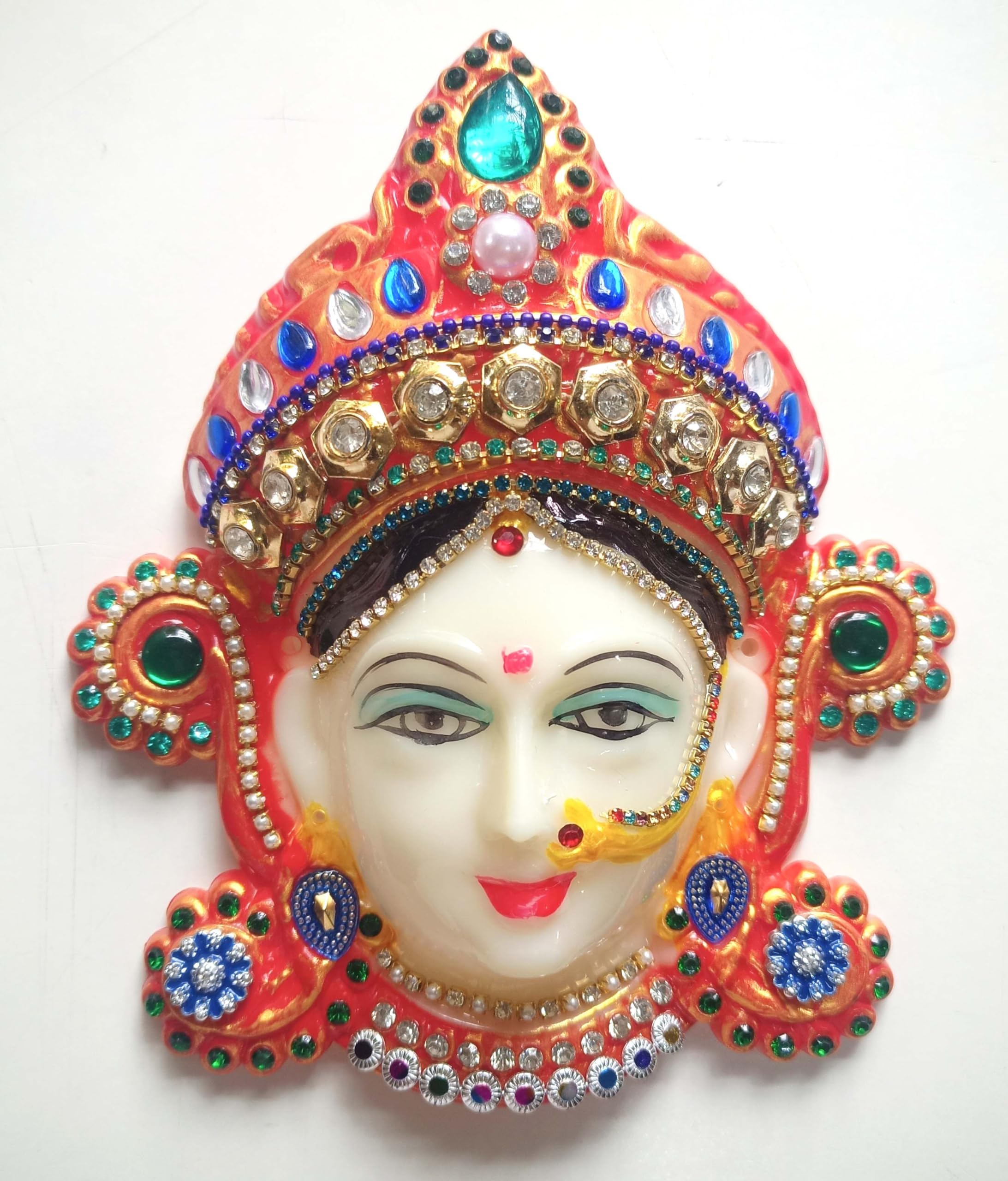 Mua Handmade Hindu Religious Durga Maa Face Temple Decor, Hanging ...