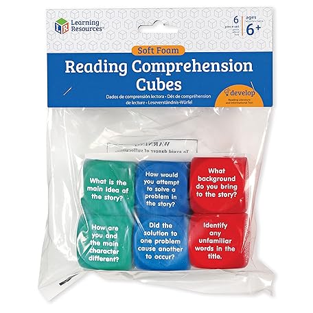 Mua Learning Resources Reading Comprehension Cubes - Set of 6, Kids ...