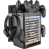 Amazon.com: Lictin Xbox One Cooling Vertical Stand - Dual Controller ...