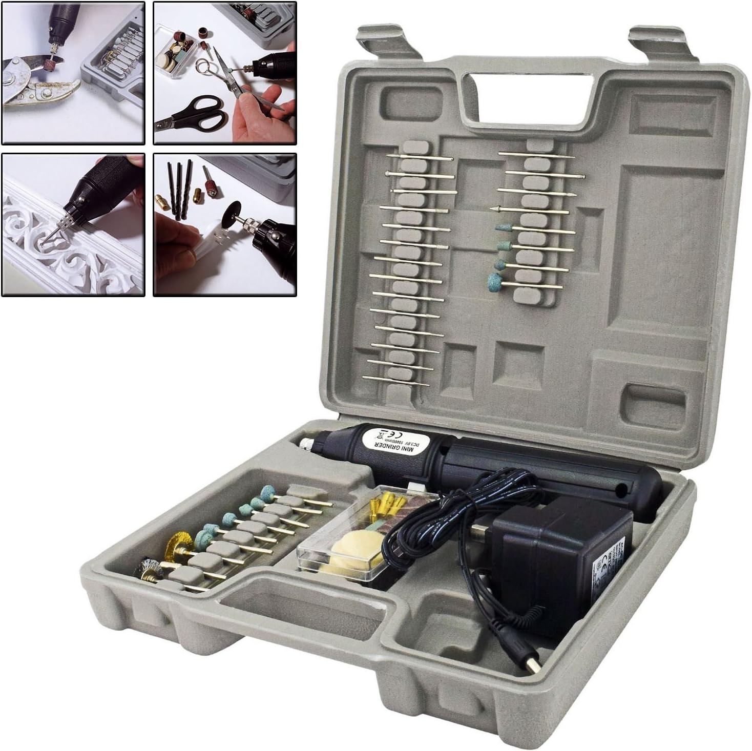 Bond Hardware® Cordless Rechargeable Mini Rotary Dremel Style Drill ...