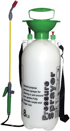 Spear & Jackson 8 Litre Pump Action Pressure Sprayer: Amazon.co.uk ...