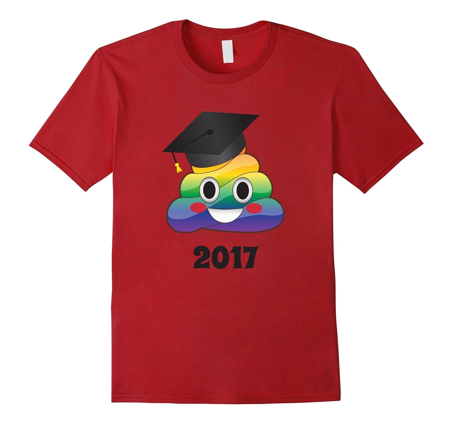 Graduation Poop Emoji 2017 Shirt Gift School Kindergarten-4LVS