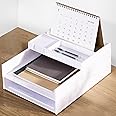 Amazon.com: Eufrozy 3 Tier Stackable Letter Tray Paper Organizer, White ...