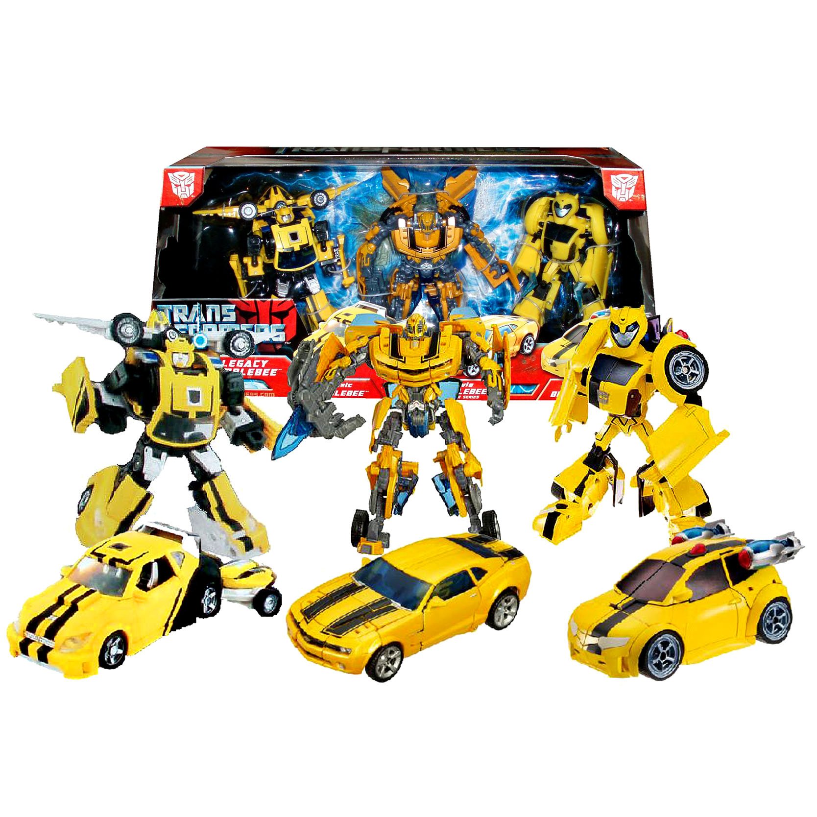 Buy Hasbro Year 2008 Transformers Exclusive Series 3 Pack Set Deluxe ...