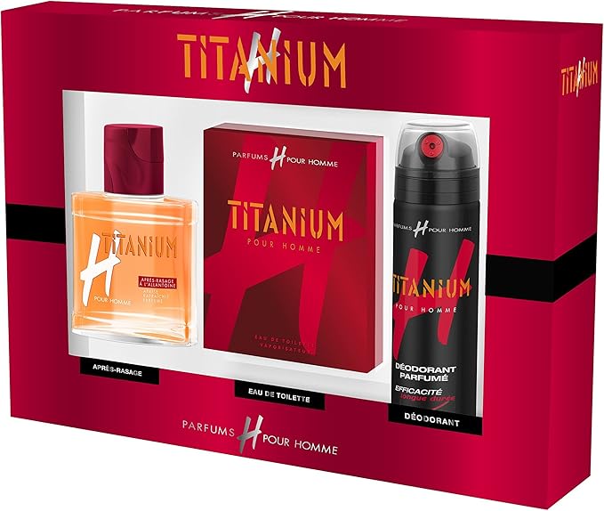 H pour HOMME Coffret Titanium Eau de Toilette 75 ml + Déo 200ml ...