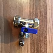 Plumb-Pak Washing Machine/Dishwasher Tap T Connector 15mm x 15 mm x 3/4 ...