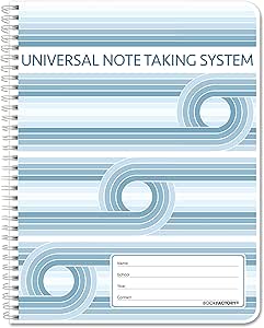 Amazon.com : BookFactory Universal Note Taking System (Cornell Notes ...