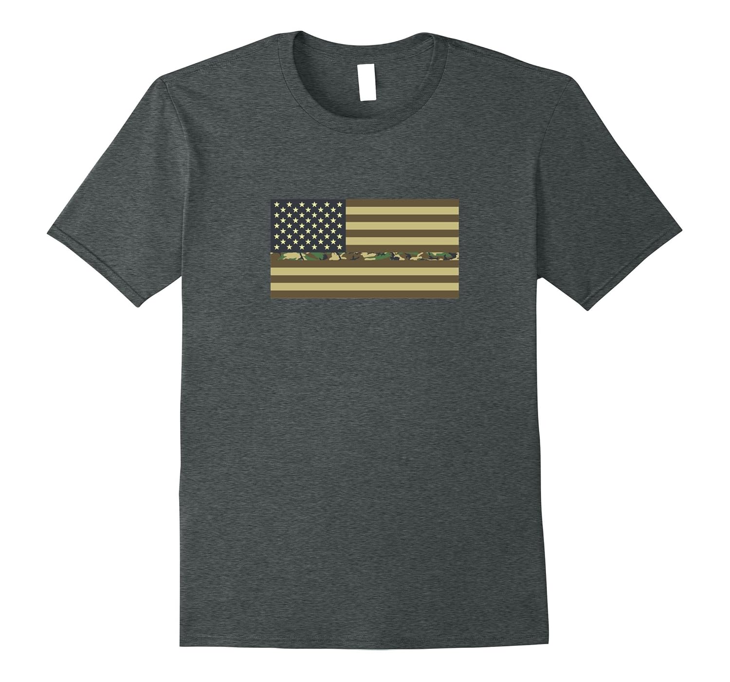 Camo Line USA Flag Camouflage American Troops