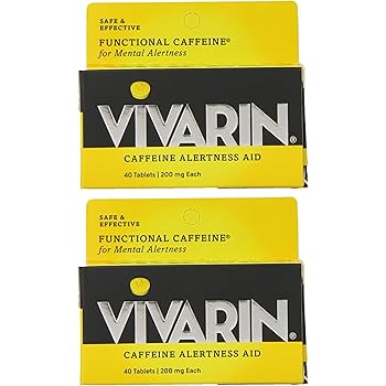 Amazon.com : Vivarin Caffeine Alertness Aid, 200mg Tablets, 16 Count ...