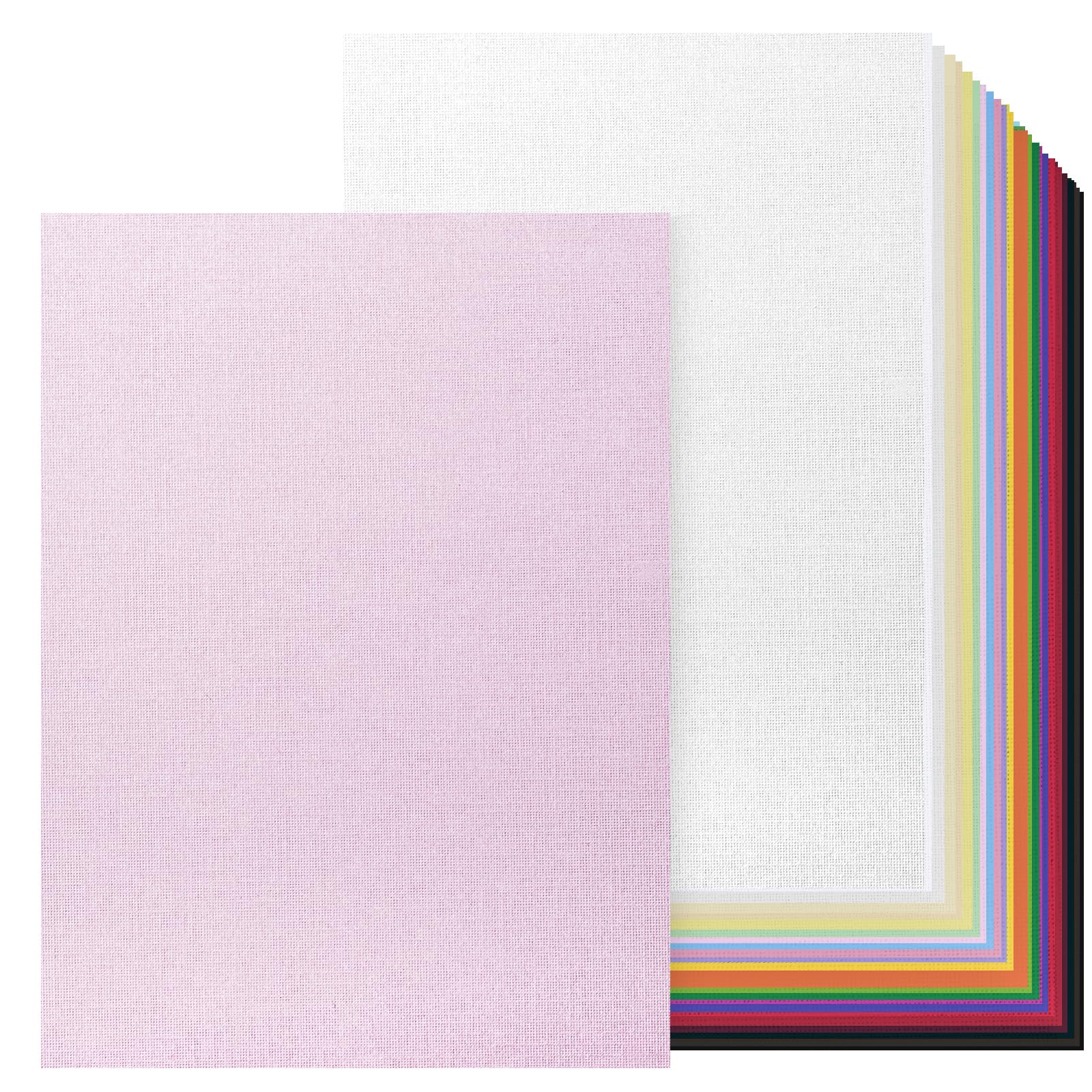 MCPINKY 72 Sheets Colored Cardstock, 8.5 x 11 Inches Single-Sided ...