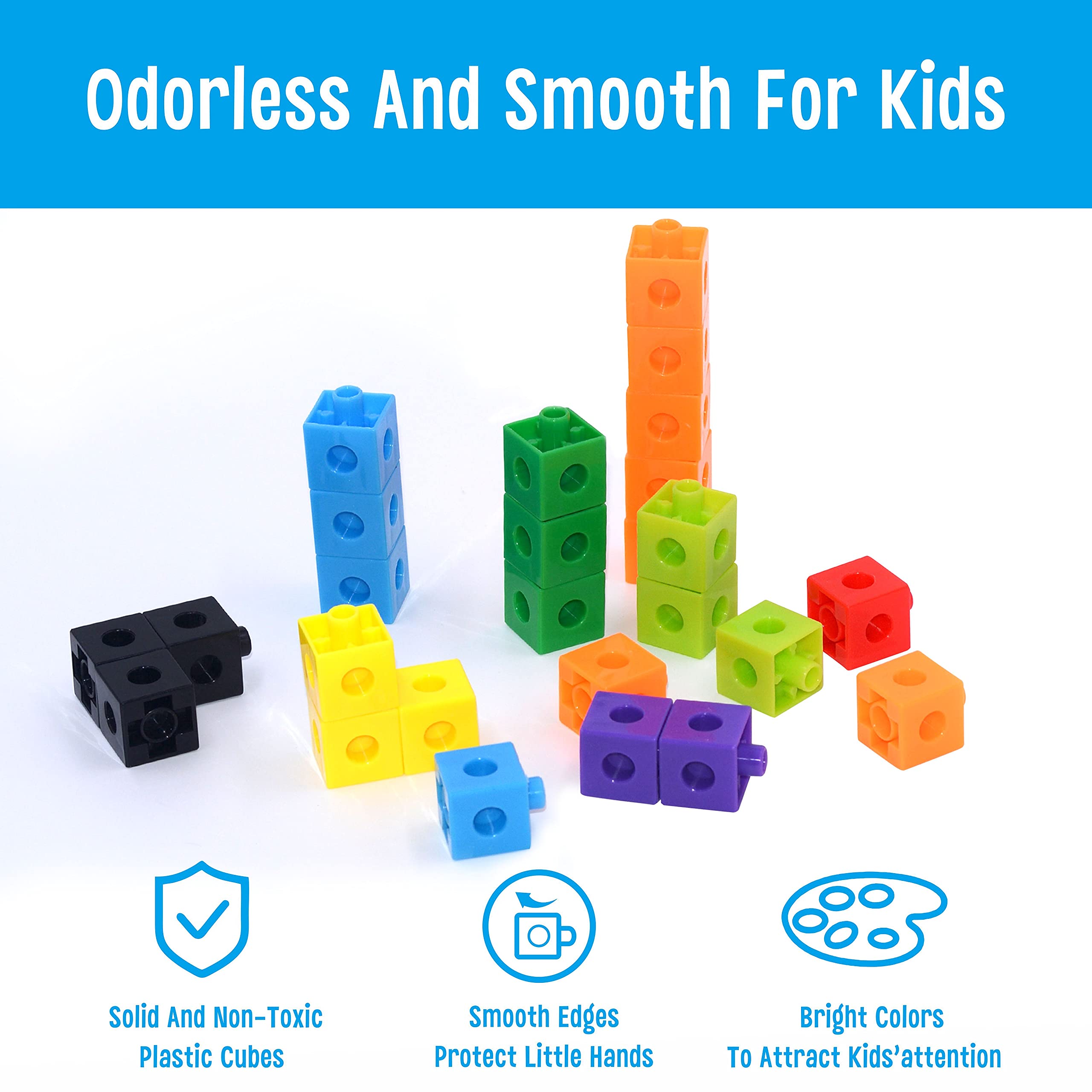 Mua SpriteGru Math Linking Cubes, Math Cubes Manipulatives with ...