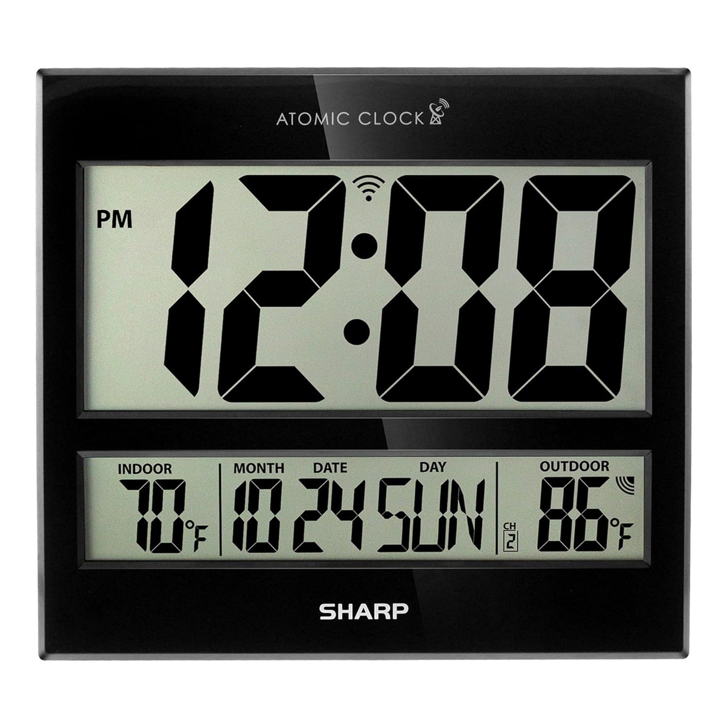 Sharp Atomic Clock Accuracy Never Needs Setting Jumbo 3 Easy Sharp Atomic Clock Accuracy Never Needs Setting Jumbo 3 Easy
