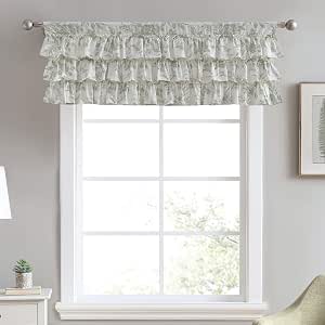 Laura Ashley Home | Natalie Collection | Stylish Floral Print Valance ...