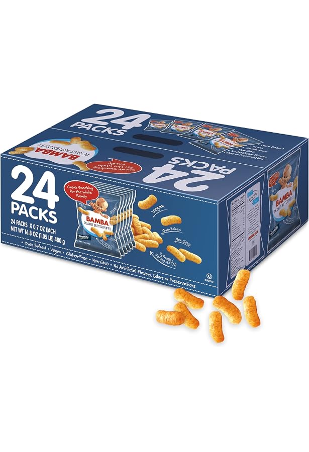 Bamba Peanut Butter Puffs Age Osem Bamba Peanut Snacks - All Natural ...