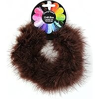 Amazon.com: Touch of Nature 36855 Fluffy Craft Boa, Brown -3yards ...