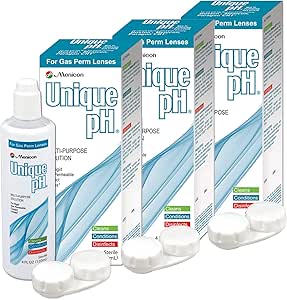 Amazon.com: Menicon Unique pH Multi-Purpose Solution with RGP Lens Case ...