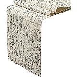 Amazon.com: KEY SPRING Newspaper Table Runner (12 X 72 inch, Cotton ...