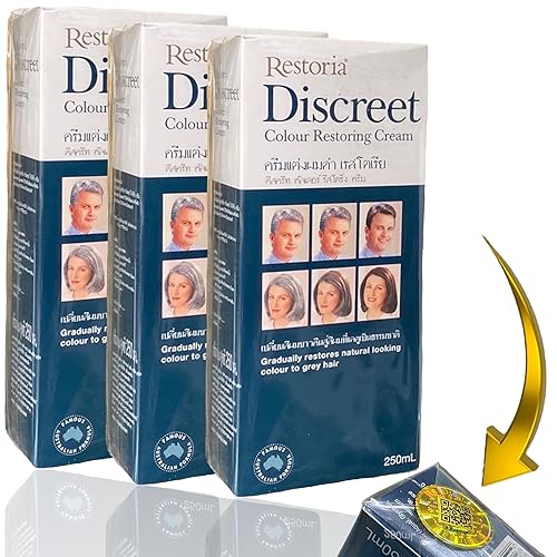 3 BOXES of Restoria Discreet Colour Restoring Cream 250ml *Free ...