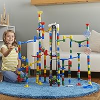 Amazon.com: MindWare Mega Marble Run 215 Piece Elevator Building Set ...