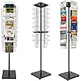 Amazon.com: 36 Pockets-360°Rotating Magazine Rack Holder Brochure ...