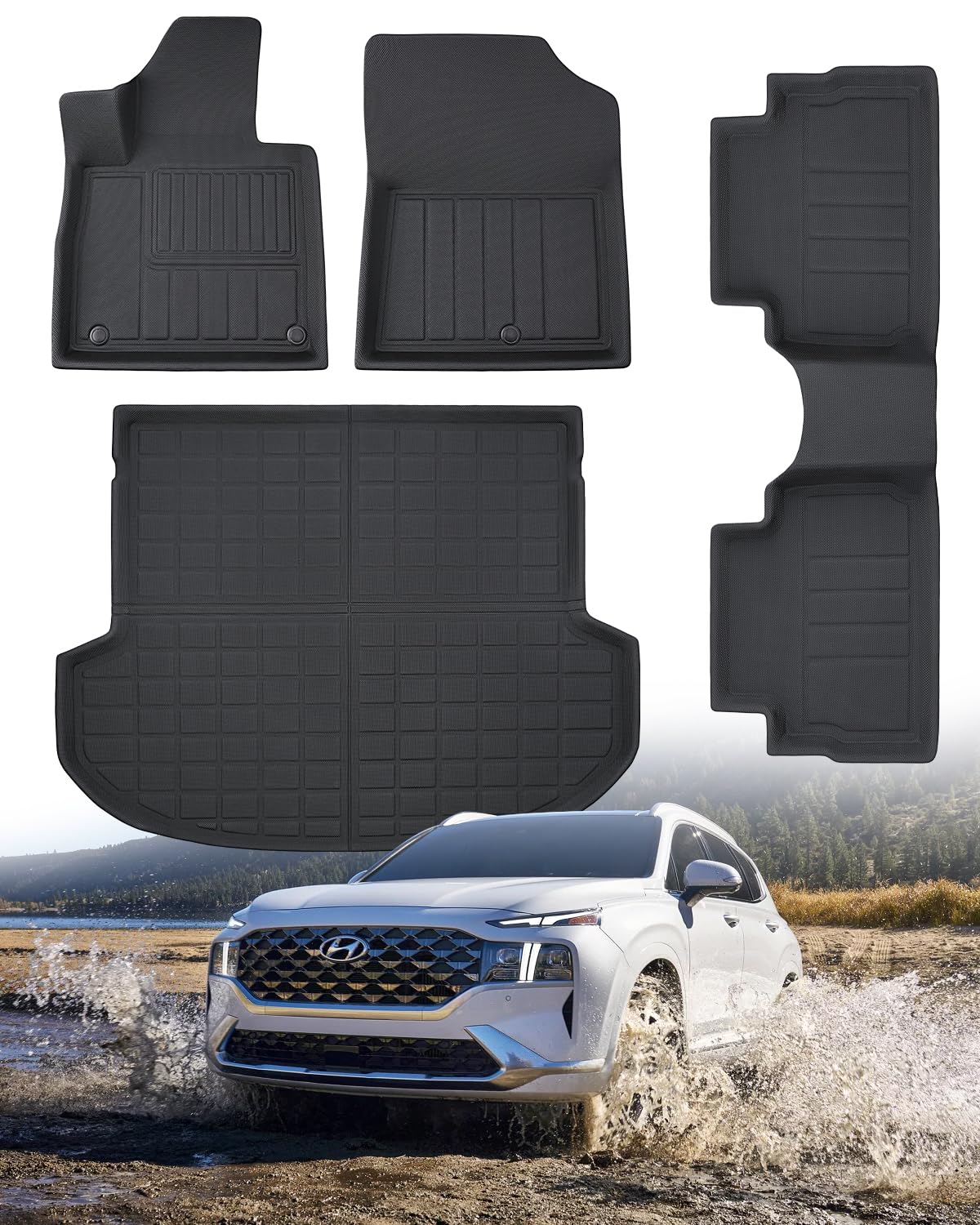 Floor Mats For Hyundai Santa Fe 2023