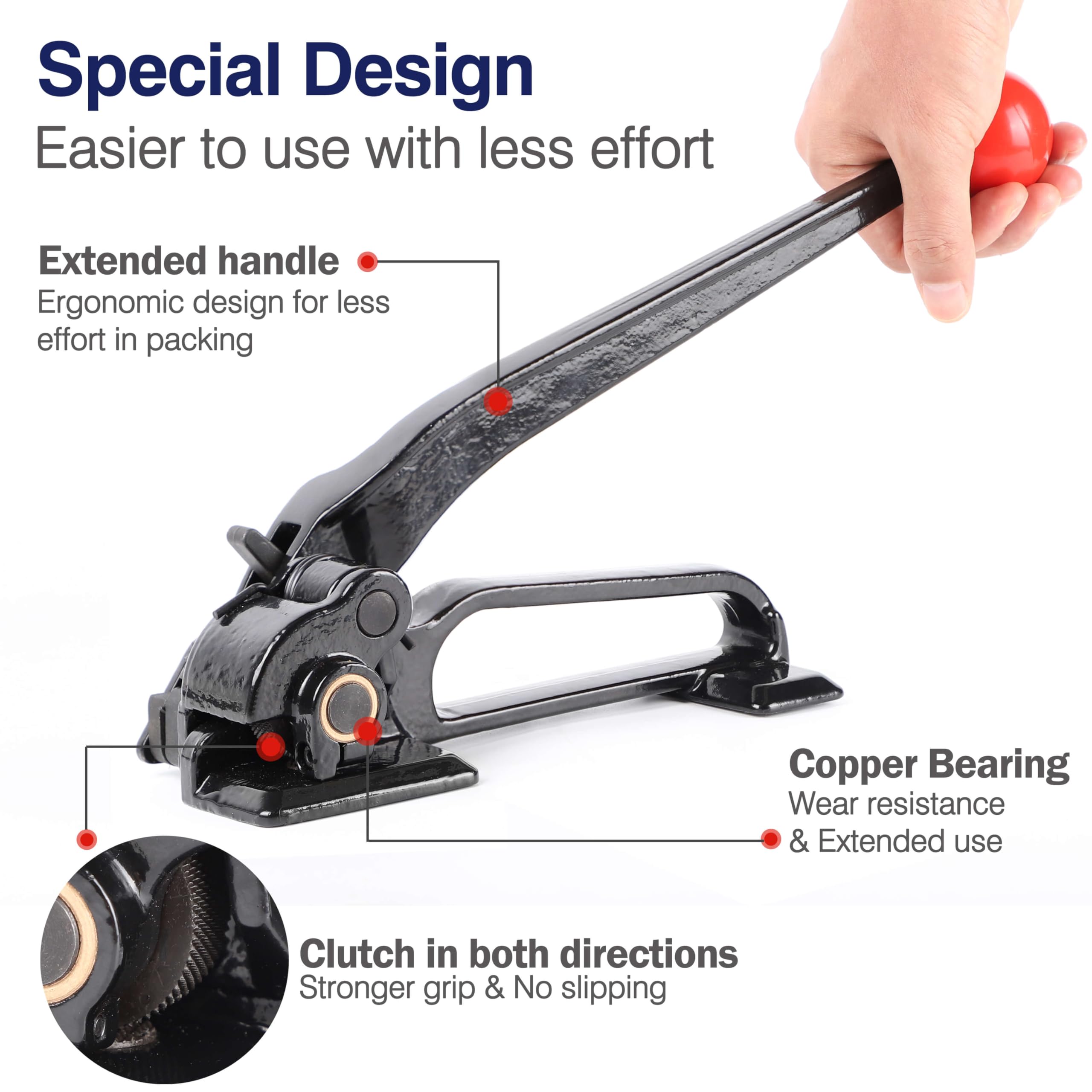 Steel Strapping Banding Tensioner Tool - Feedwheel Banding Tensioner ...