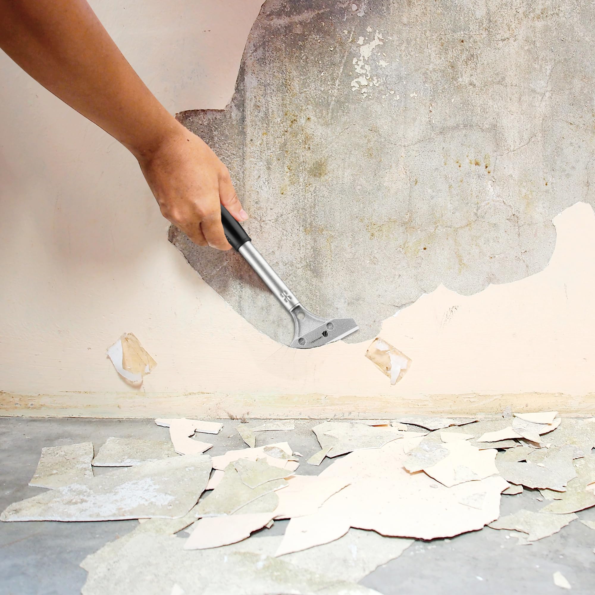 ORIENTOOLS Heavy Duty 4-inch Razor Blade Scraper With Long-Handle ...