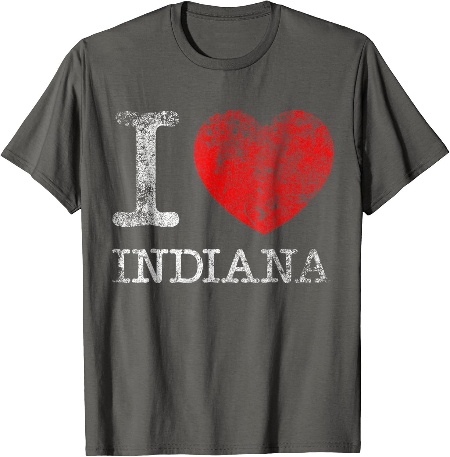 Amazon.com: I Love Indiana Heart Funny Indiana Gift T-Shirt: Clothing