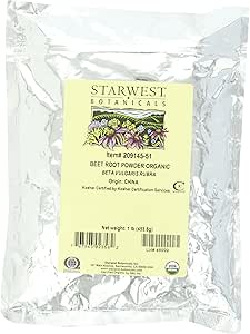 Amazon.com: Starwest Botanicals Beet Root Powder, 1-Pound (210506-51 ...