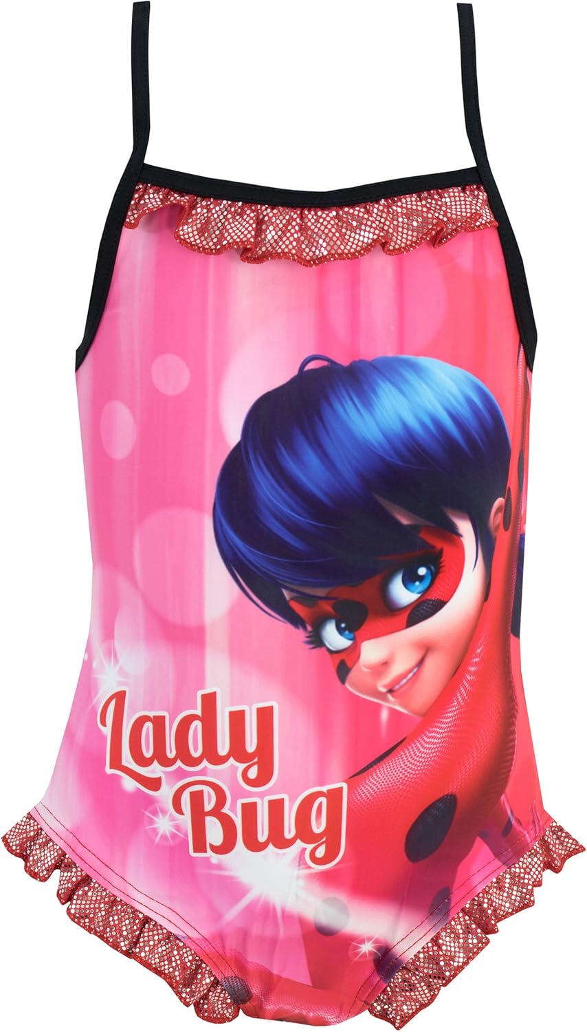 Miraculous Ladybug Girls' Lady Bug Swimsuit Red Size 5: Amazon.com.au ...