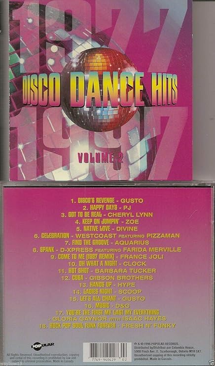 Disco Dance Hits, Vol. 2 by Various Artists (2000-02-10?: Amazon.ca: Music