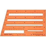 Alvin AL666 Lettering Guide & Rule Template: Amazon.co.uk: Office Products