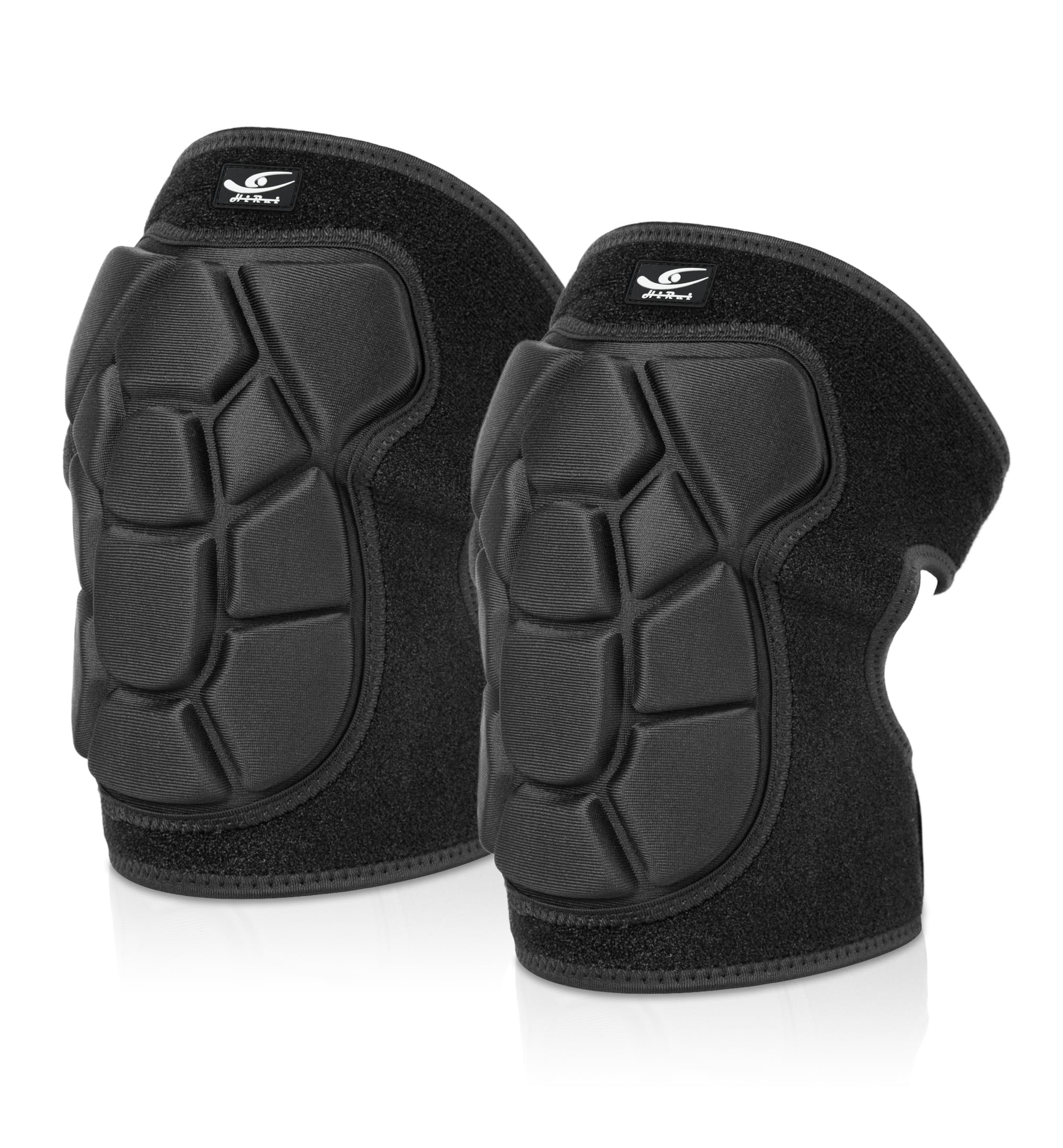 Size M, HiRui Flexible Knee Pads for Wrestling with Thick EVA Foam ...
