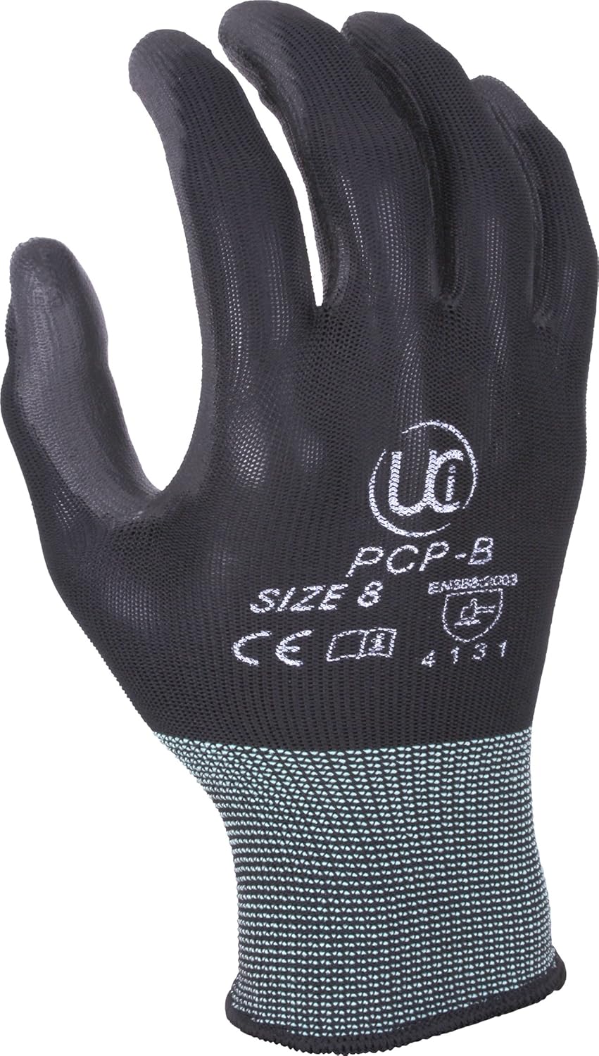 UCI PU Palm Coated Precision Work Gloves - Multi Purpose Hand ...