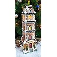 Amazon.com: MOMENTS IN TIME 14.5”H Polyresin Christmas Village LED ...