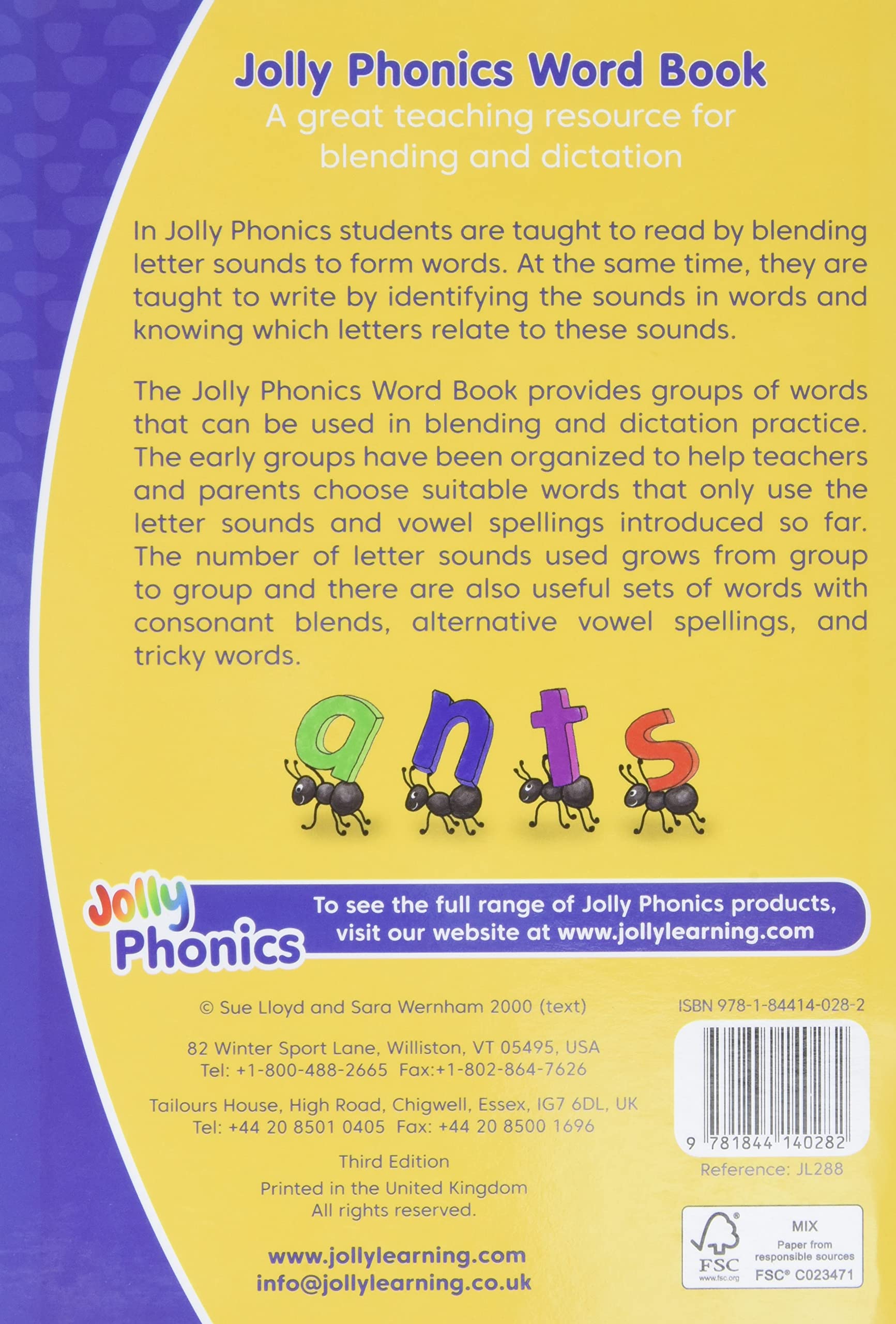 Mua Jolly Phonics Word Book: In Print Letters trên Amazon Mỹ chính hãng 2024 | Fado