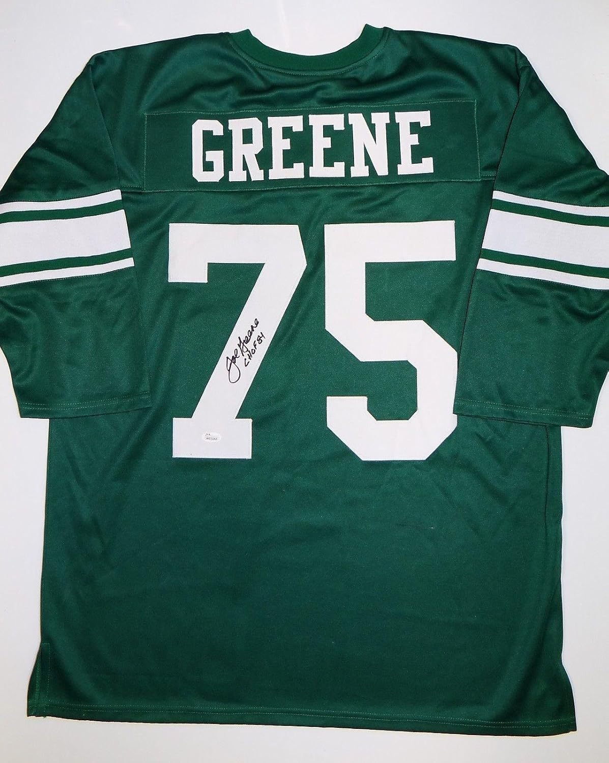 Signed Joe Greene Jersey - Green College Style TB CHOF W Auth - JSA ...