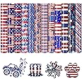Amazon.com: HTVSTD American Flag Patterned HTV Vinyl - 12pcs 12''x 10 ...