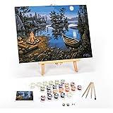 Amazon.com: Ledgebay Paint by Numbers for Adults: Beginner to Advanced Number Painting Kit - Fun ...