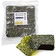 Amazon.com : Fusion Select 50 Full Sheet Roasted Seaweed Sheets for ...