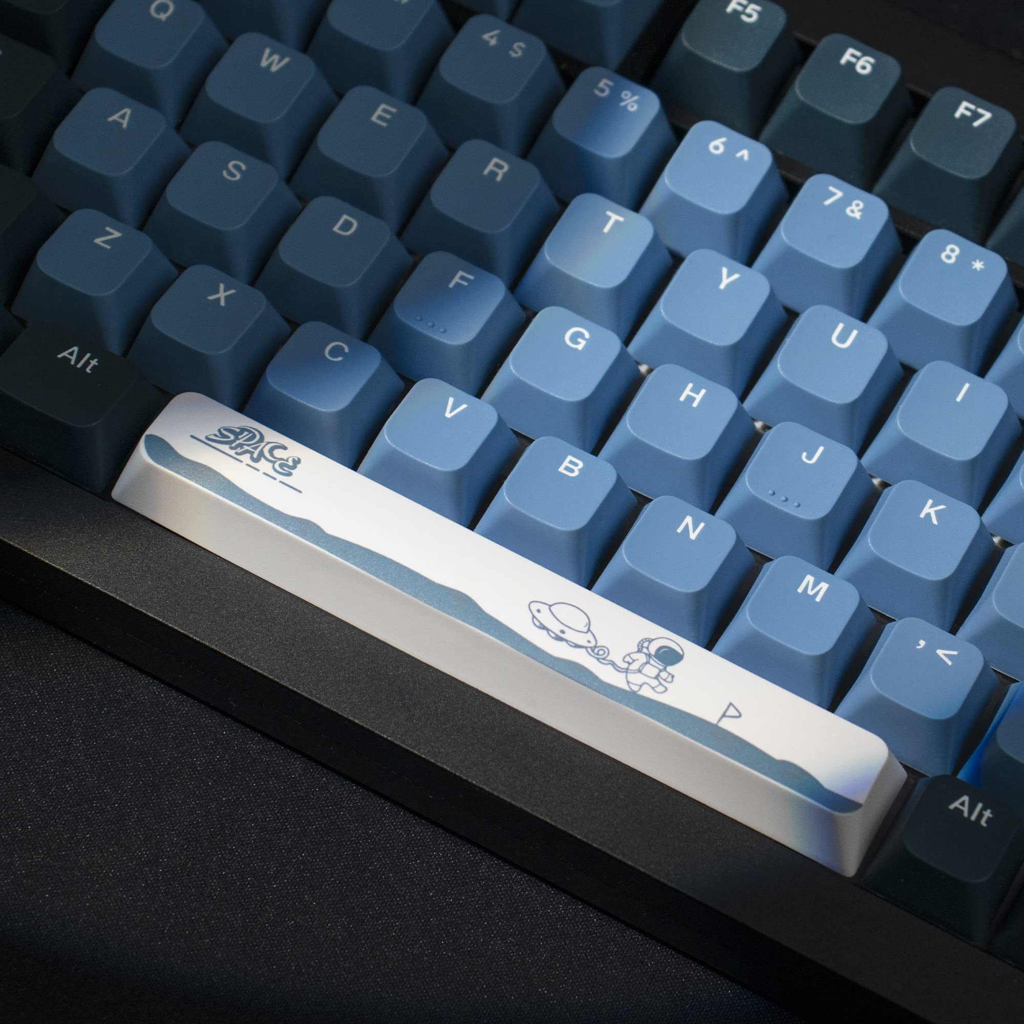 Mua Womier Double Shot PBT keycaps,Apollo Custom Keyboard keycaps,Blue ...