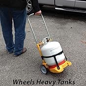 Amazon.com: Propane Tank Carrier Cylinder Dolly Easy Cart for Tanks ...