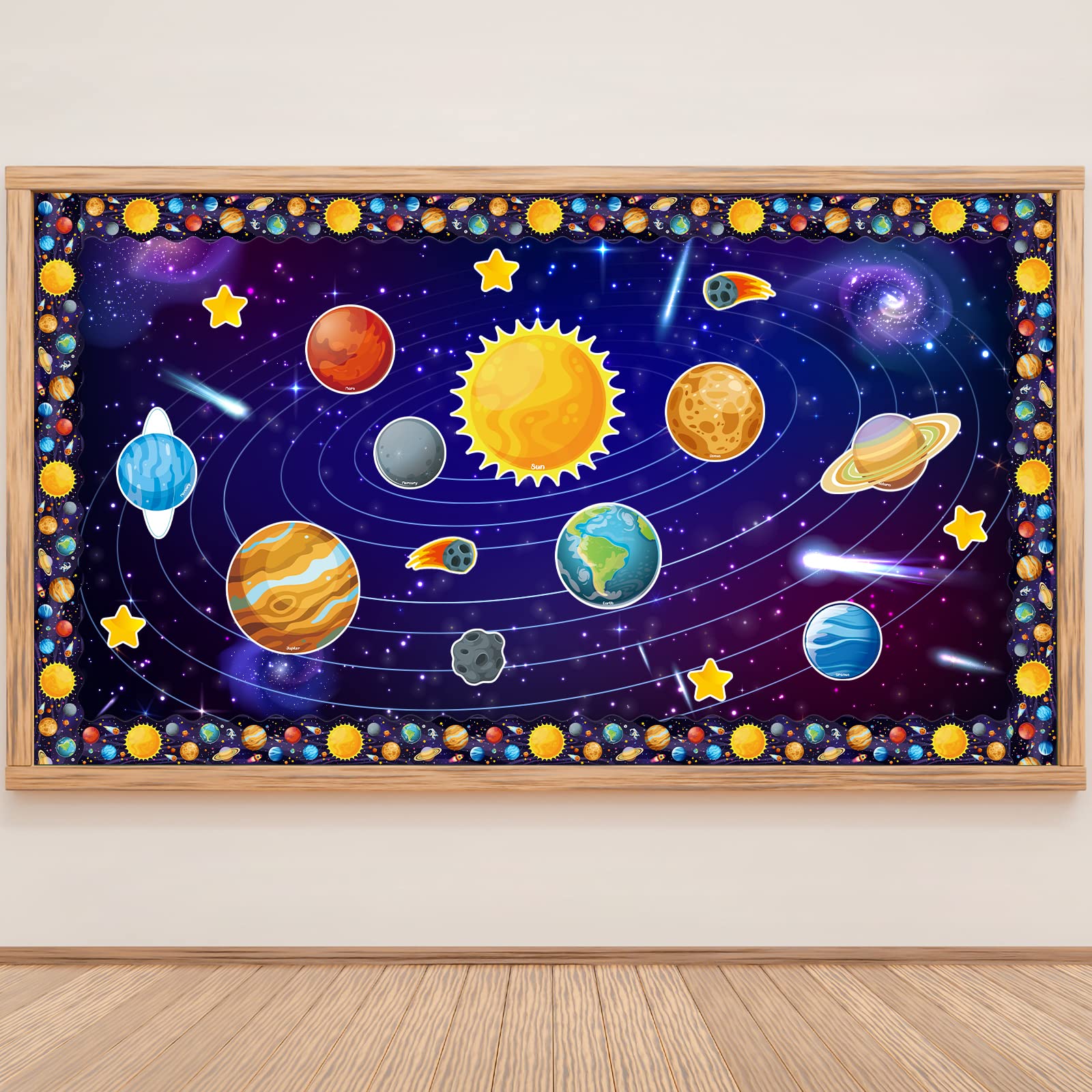 Mua 72 Feet Galaxy Bulletin Board Borders Outer Space Border Trim Solar ...