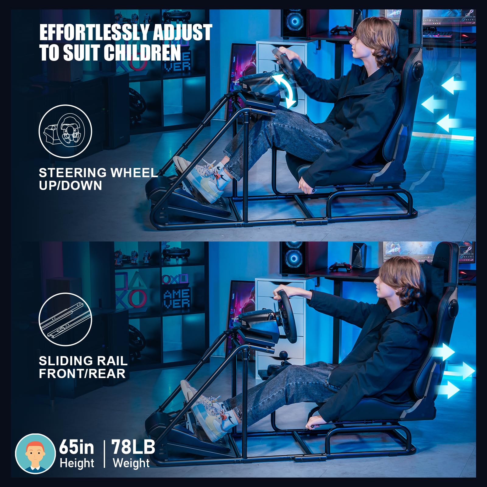 Mua GTPLAYER Racing Simulator Cockpit with Gaming Chair and Bluetooth ...
