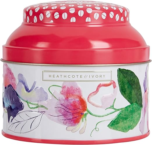 Heathcote & Ivory Sweet Pea and Honeysuckle Talc Powder with Puff, 130 ...