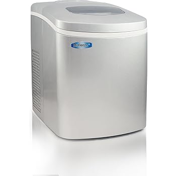 Amazon.com: MaxiMatic MIM-88 Mr Freeze Portable Ice Maker, Stainless ...