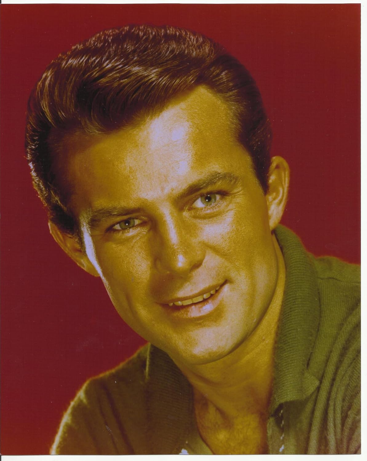 Robert Conrad very young green shirt 8x10 Photo Wild Wild West at ...