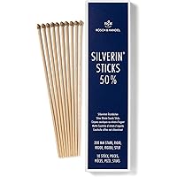 SILVERIN Silver Nitrate Caustic Sticks 10pcs. 4,5" rigid : Amazon.ca: Home