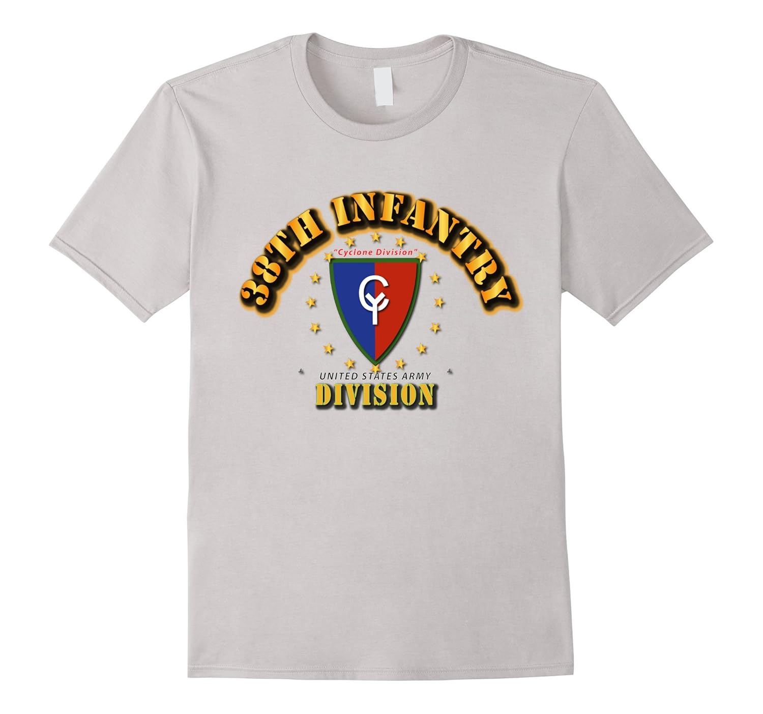 38th Infantry Division – Cyclone Division Tshirt-PL – Polozatee